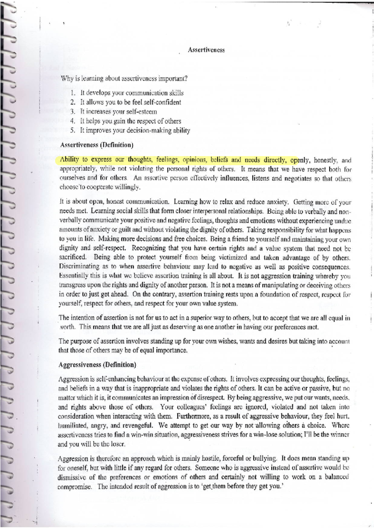 Assertiveness Step by Step: Understanding Assertion and Its Importance ...