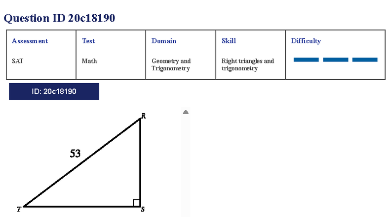SAT Math Geometry & Trigonometry Practice Material - Studocu