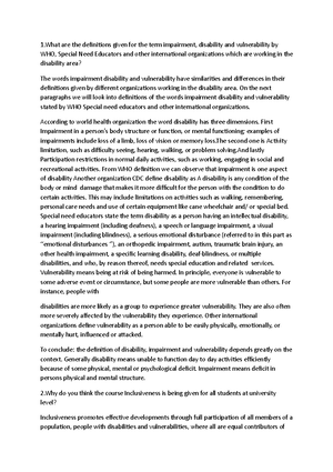 Inclusiveness Module - Inclusiveness A Course for Higher Education of ...