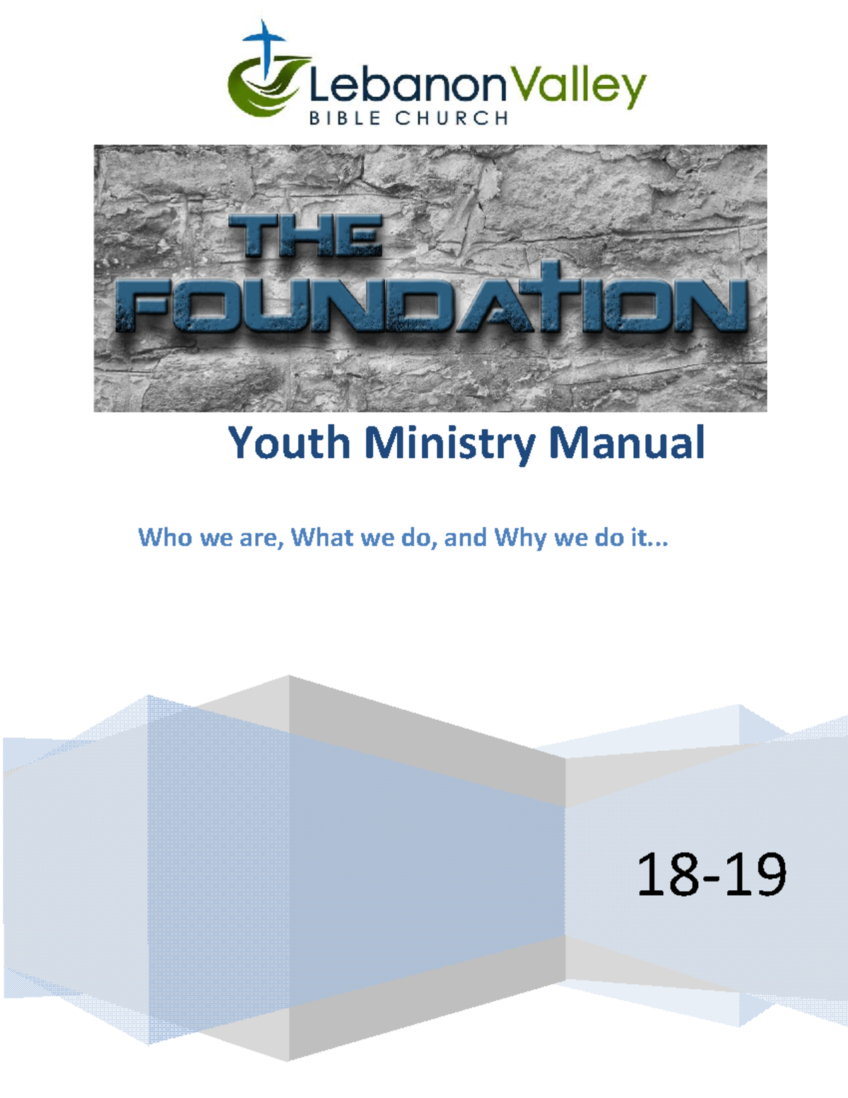 Youth Ministry Manual: Foundation Handbook for Grades 7-12 - Studocu