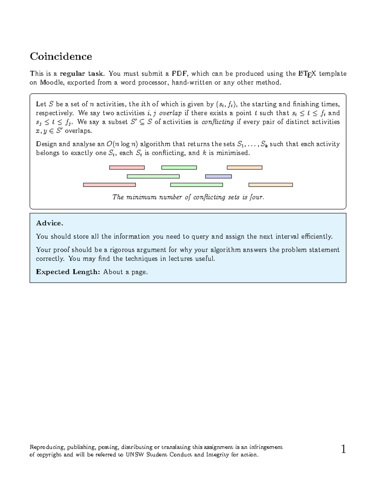 CS101 Week 3 - Coincidence Task: Activity Overlap Analysis - Studocu