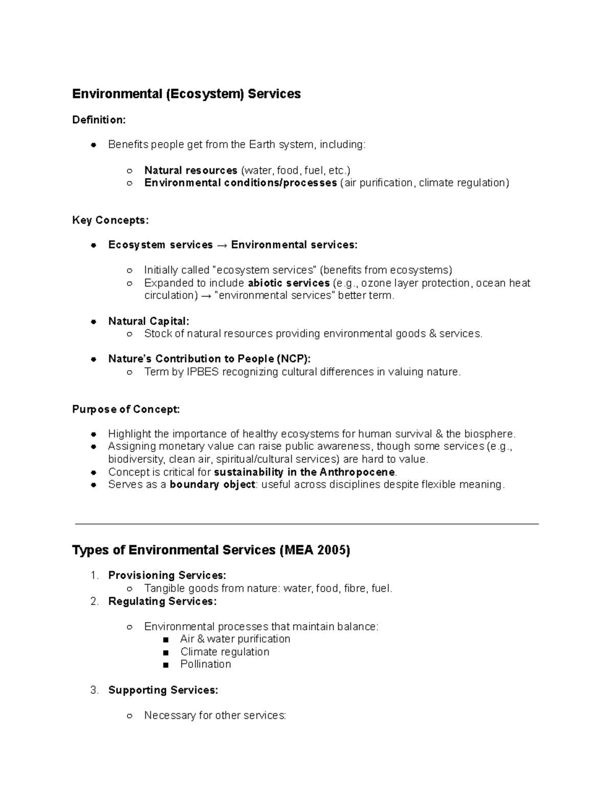 W2 Environmental Services: Understanding Ecosystem Benefits and ...