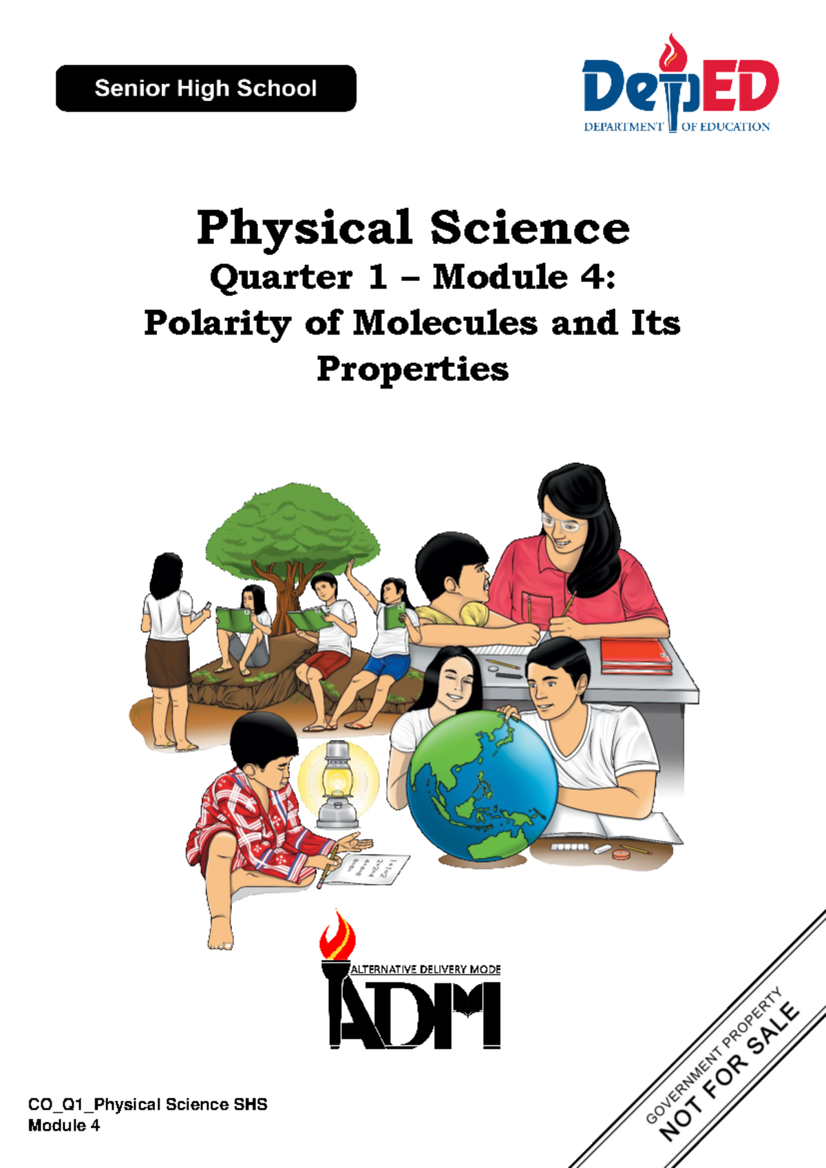Q1_PhySci_Mod4: Polarity of Molecules & Its Properties - Studocu