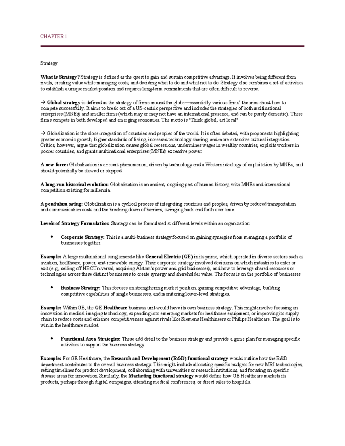 Final Case Study: Strategy and Globalization Analysis (Clkdqt) - Studocu