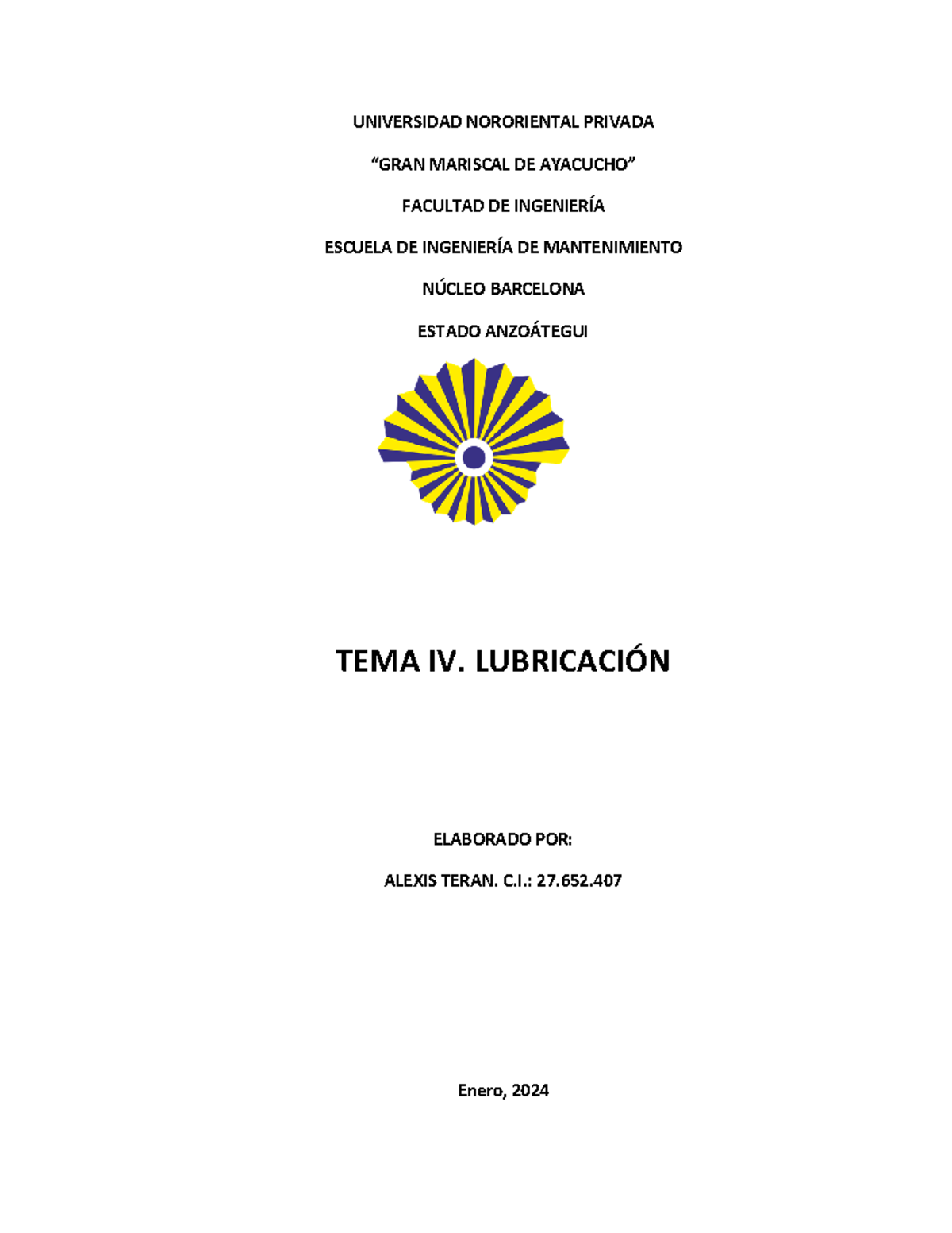 Lubricacion - La lubricación se refiere a una operación en el ...