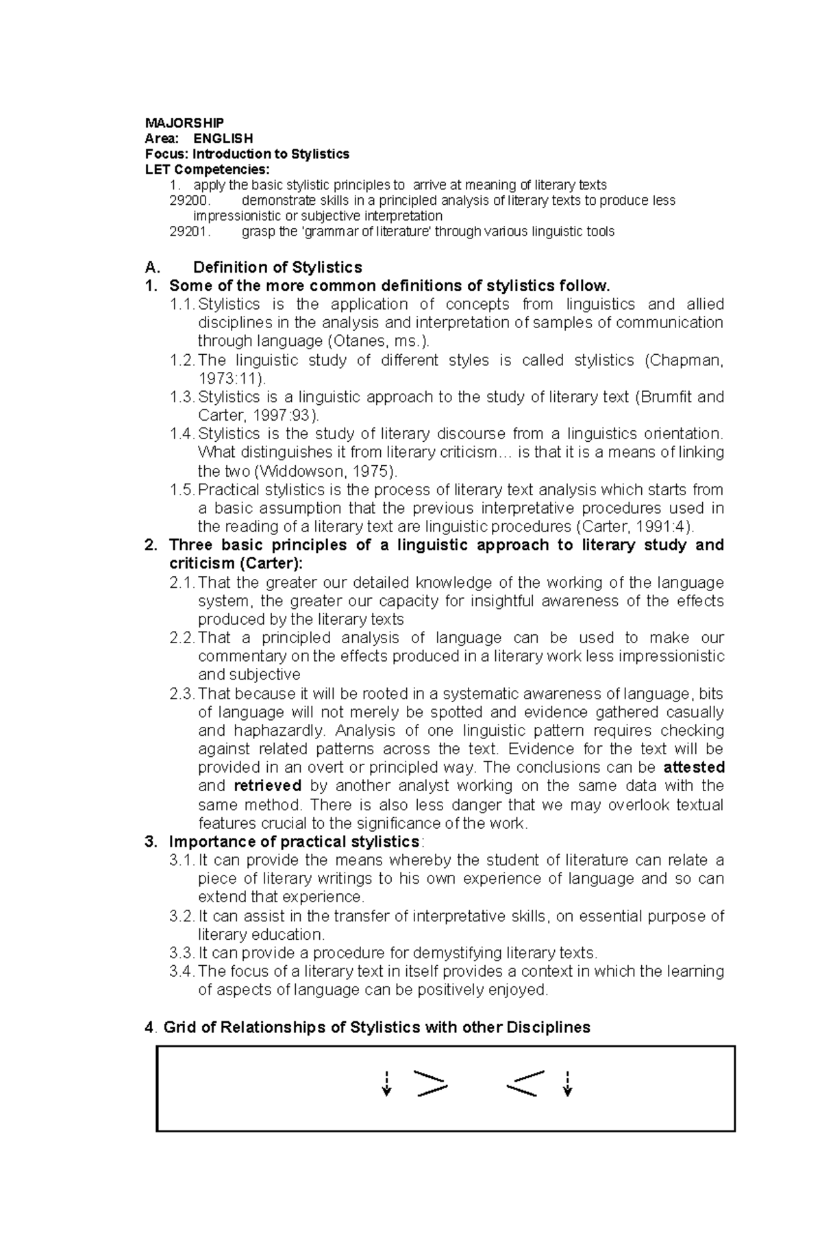 Engl 117: Introduction to Stylistics - Key Concepts and Principles ...