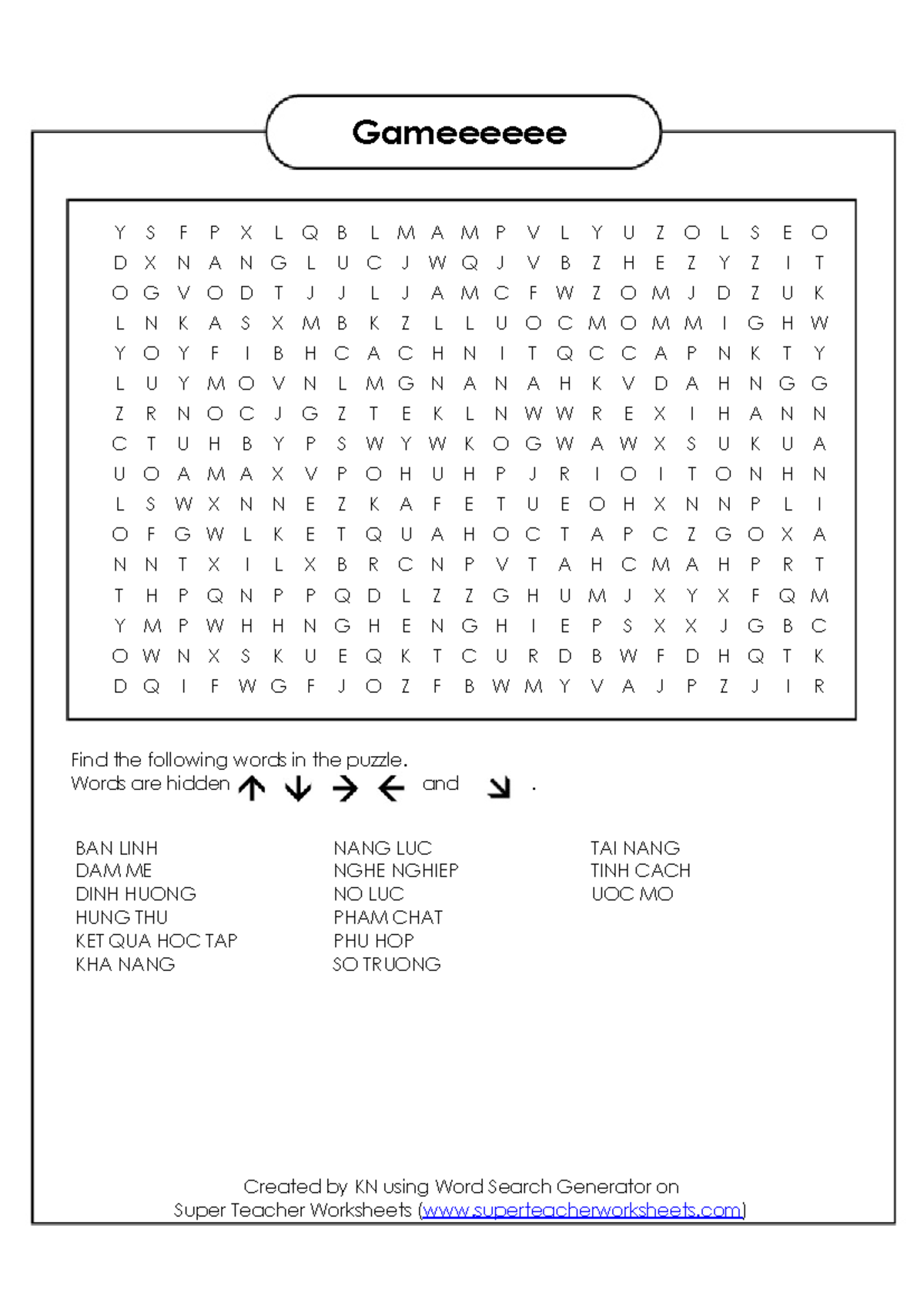 Word Search Puzzle: Skills and Career Development (Course Code: 2 ...