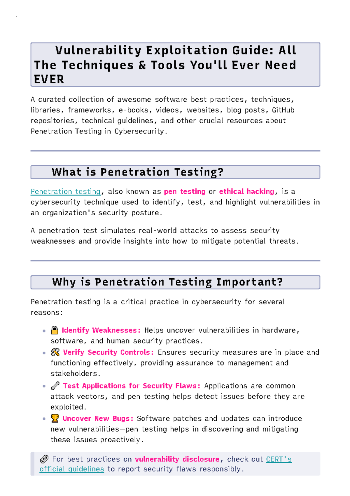 Vulnerability Exploitation Guide: Techniques & Tools for Pen Testing ...