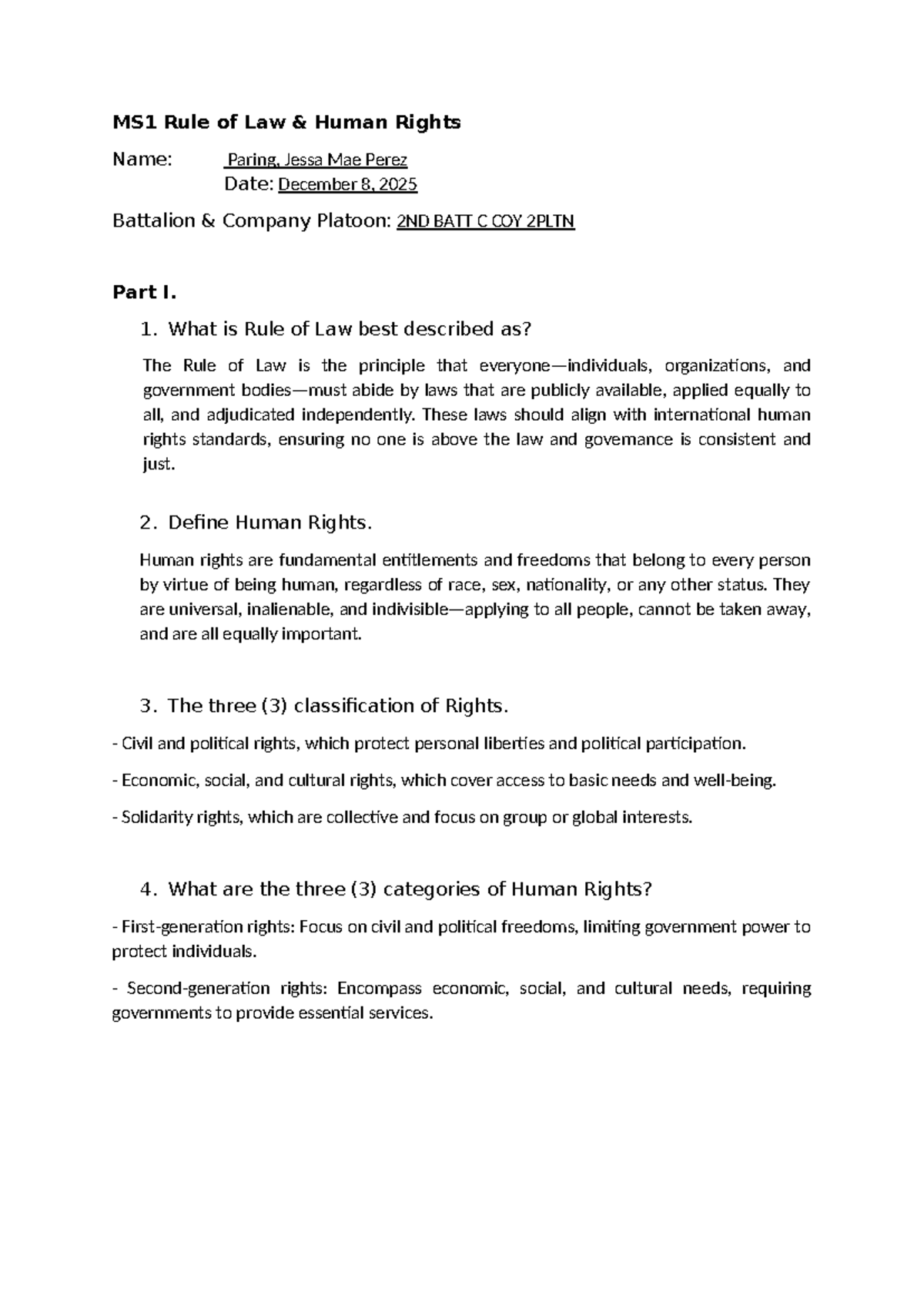 MS1 Rule of Law & Human Rights Assessment: Key Insights & Reflections ...
