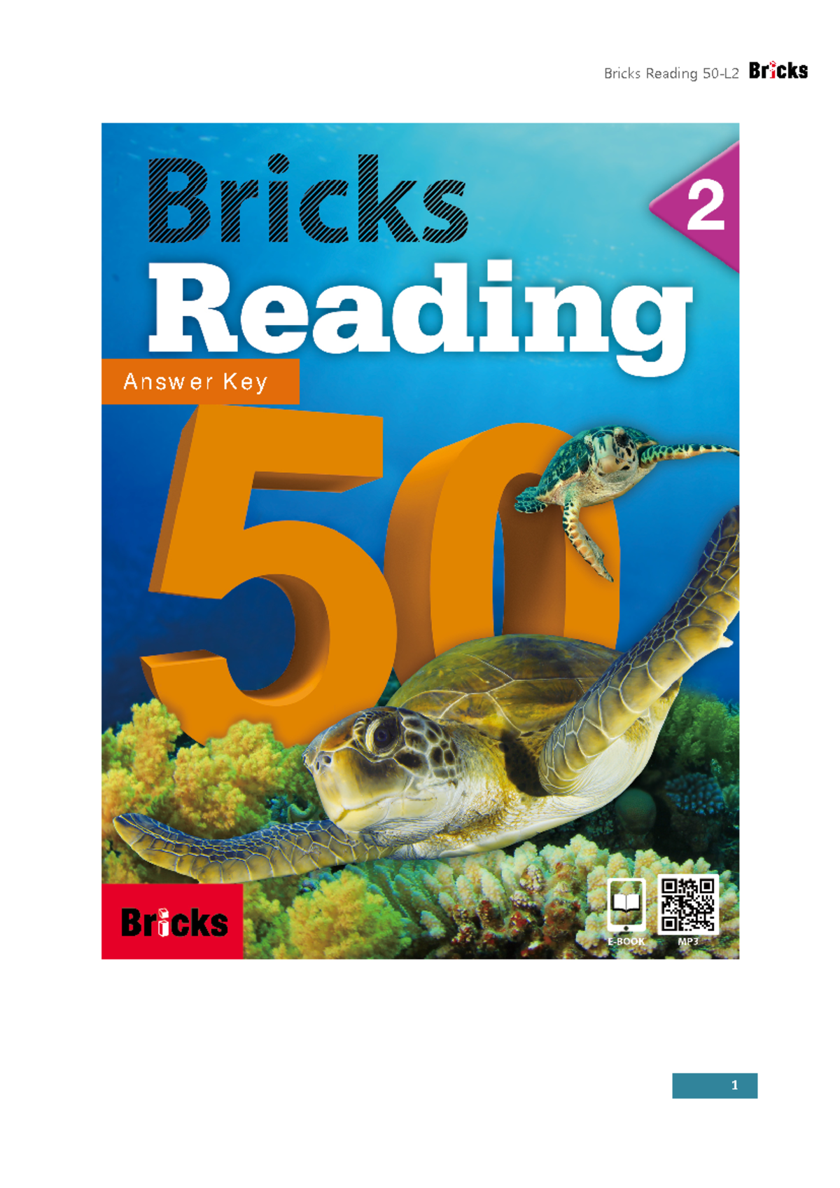 Bricks Reading 50 L2 SB Answer Key: Pop Quizzes & Comprehension Checks ...