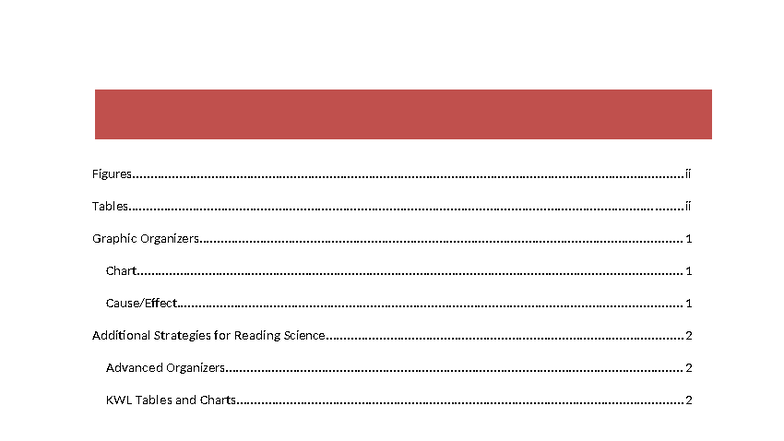 BUS240 W06: Strategies for Reading Science and KWL Charts - Studocu