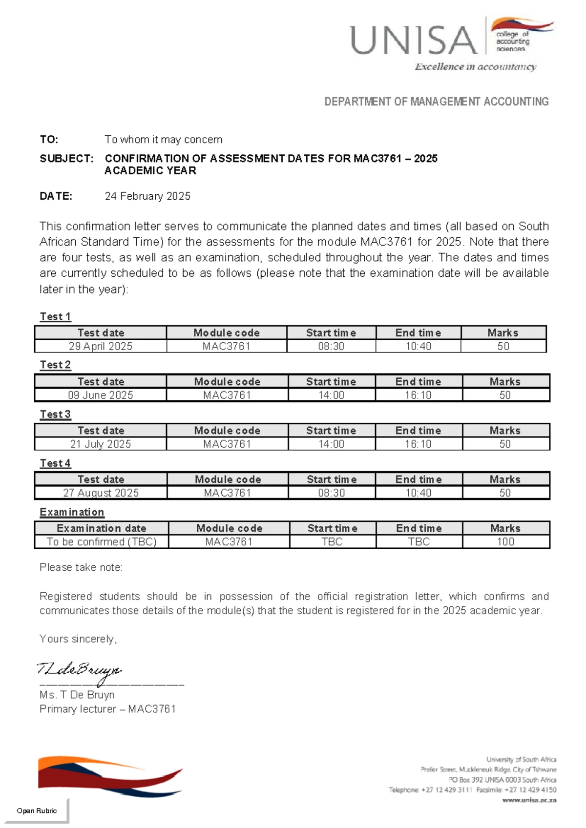 IRBA Code of Professional Conduct for Registered Auditors (Revised Nov 2018) - Studocu