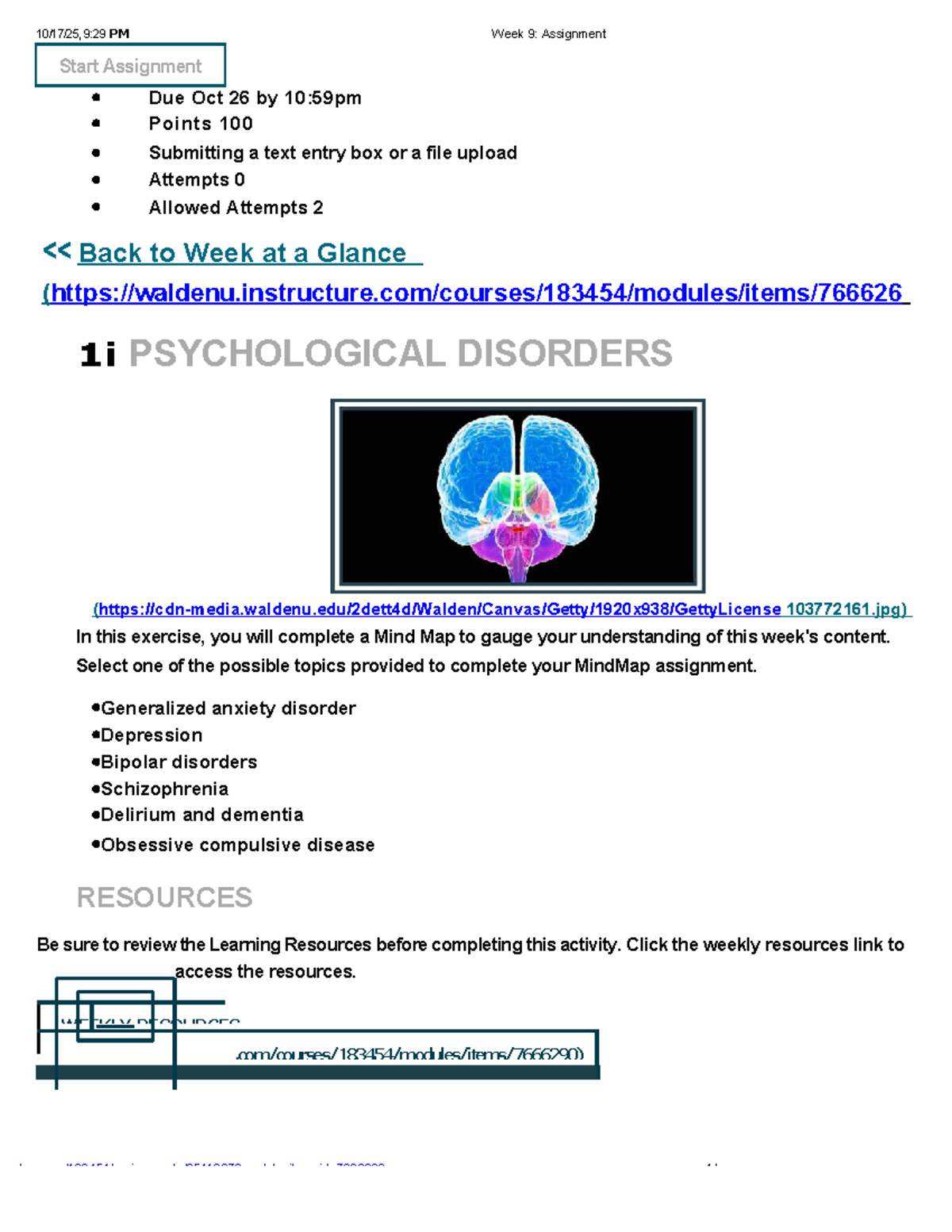 NURS _ 6501 Week 9 Mind Map Assignment Instructions - Studocu