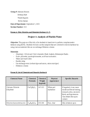 Module - 4 Formal Post Lab Report - Name Experiment/Subjec t Date Course/Section # Instructor ...