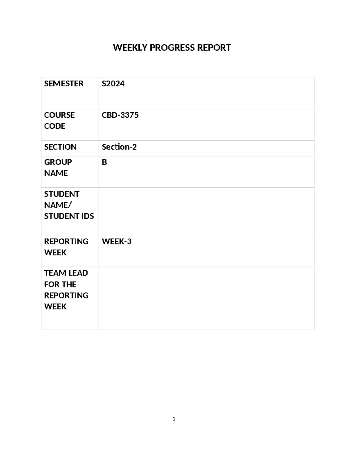 Weekly Progress Report S2024 - Serverless Web App Project (Group B ...
