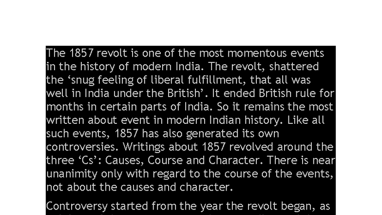 The 1857 Revolt: Causes, Controversies, and Historical Perspectives ...