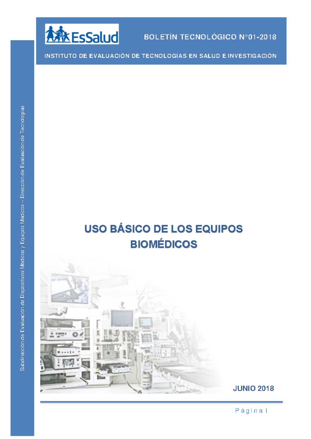 Boletín Tecnológico: Uso Básico de Equipos Biomédicos - EsSalud - Studocu