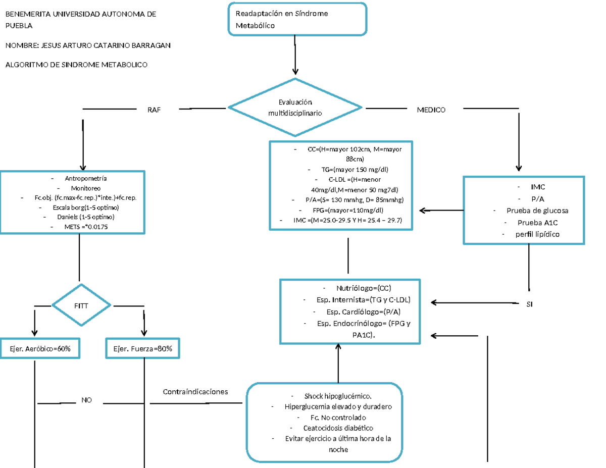 Algoritmo de sindrome metabolico - RAF MEDICO SI Readaptación en ...