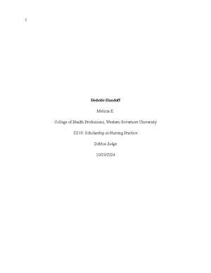 WGU D223 Task 2 - D223 – UKM2 – Performance Assessment Task 2 College ...