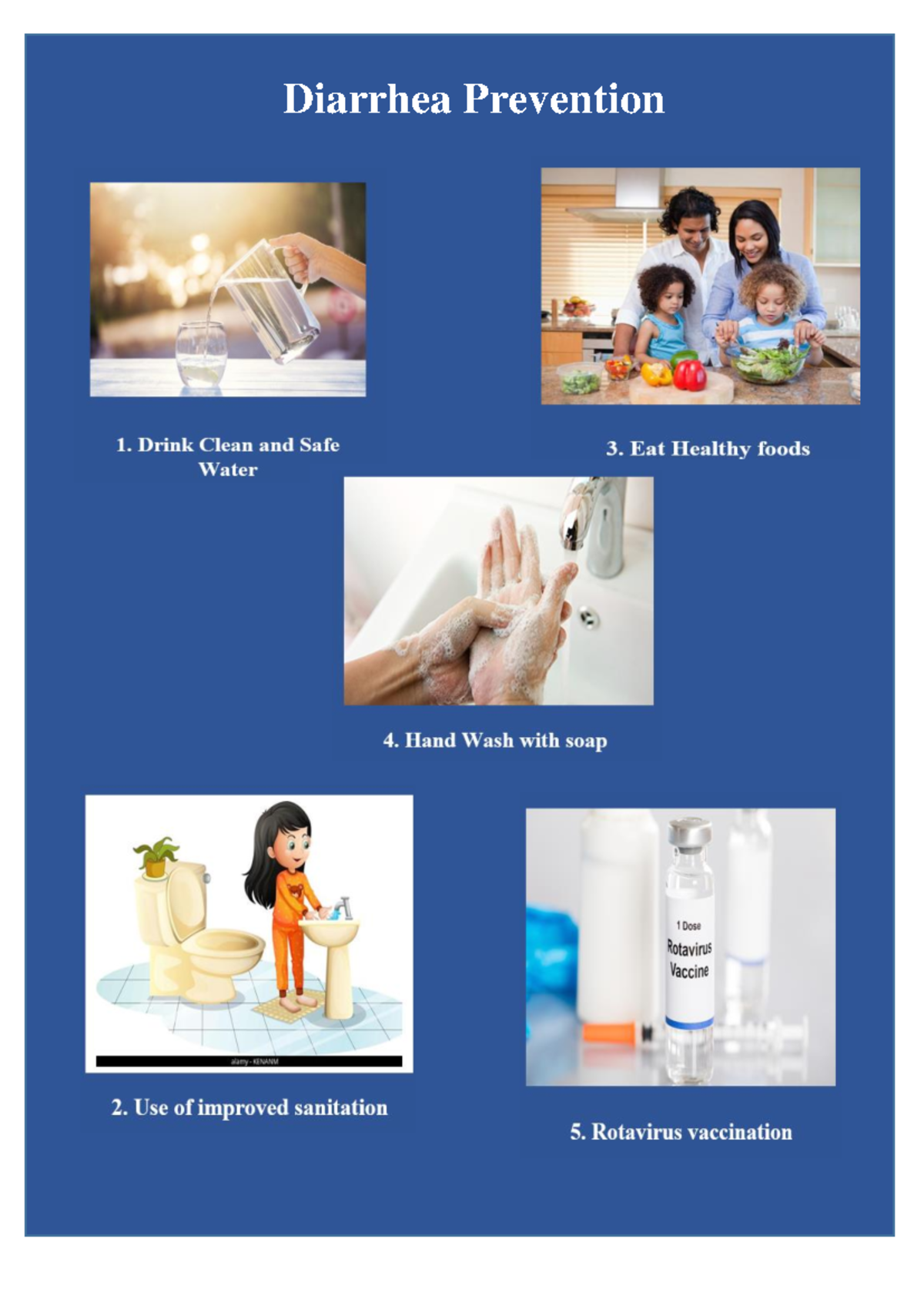 PUBH6206 Assessement 3 - Diarrhea Prevention Poster Information ...
