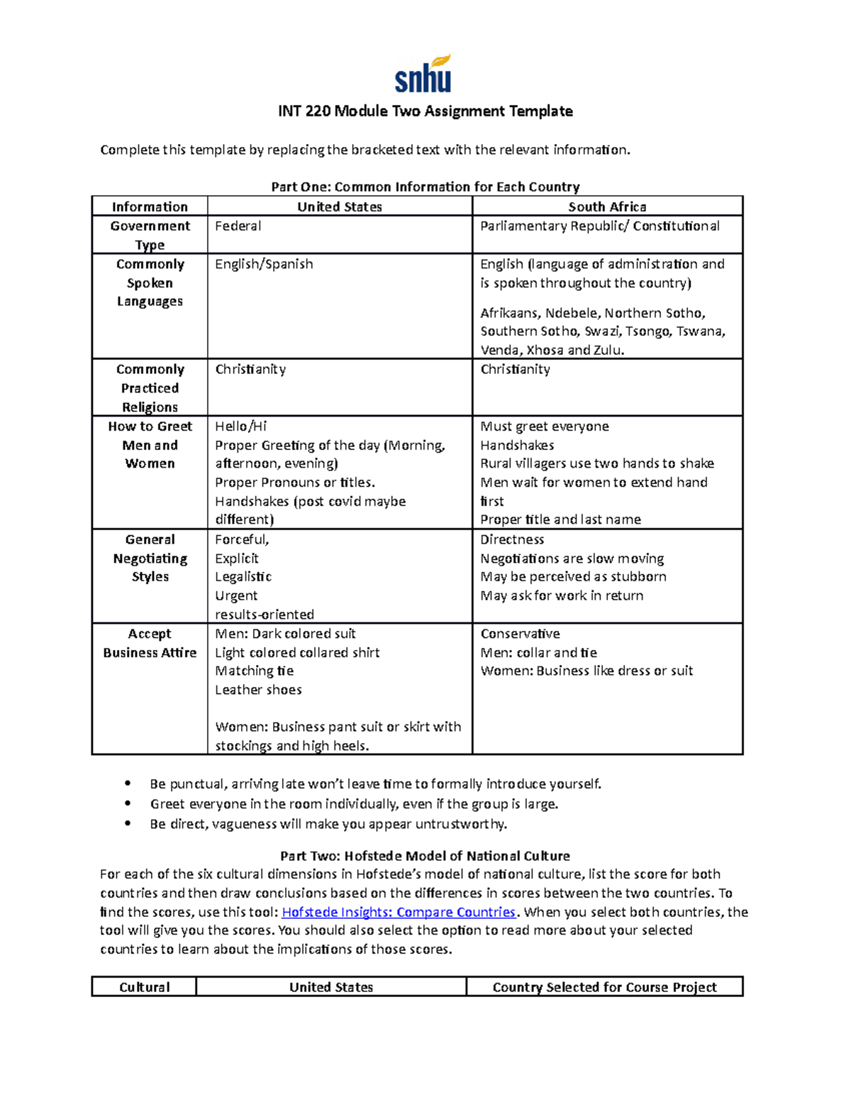 Int 220 Module Two Assignment Template Int 220 Module Two Assignment Template Complete This