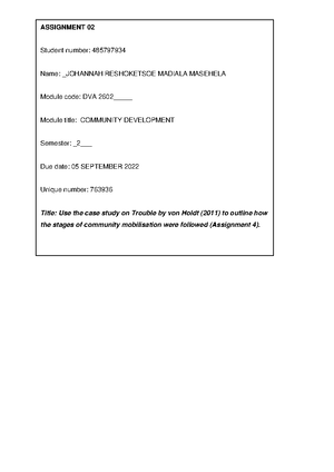 [Solved] a Discuss radical community development and explain how it can ...