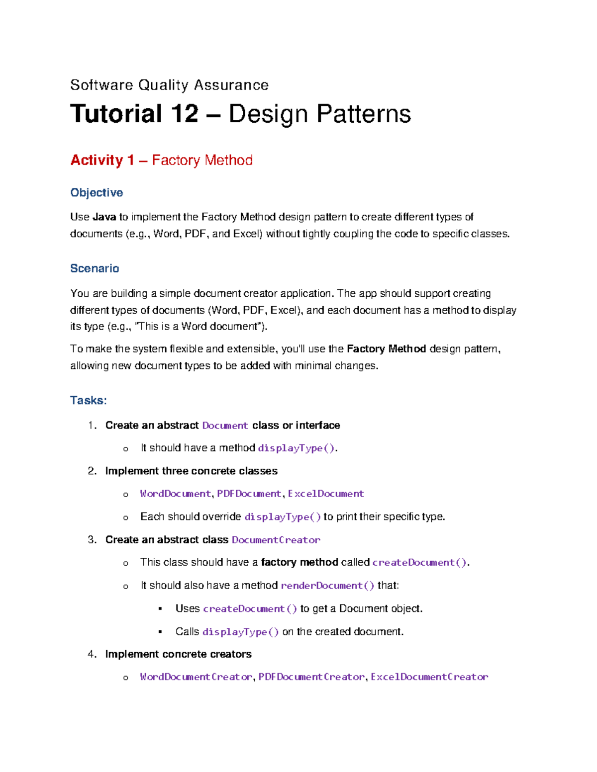 Tutorial 12 - Design Patterns in Java: Factory & Prototype Methods ...