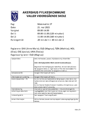 Lineær Funksjoner – Matematikk - Funksjoner Innhold 1 Koordinatsystem 2 ...