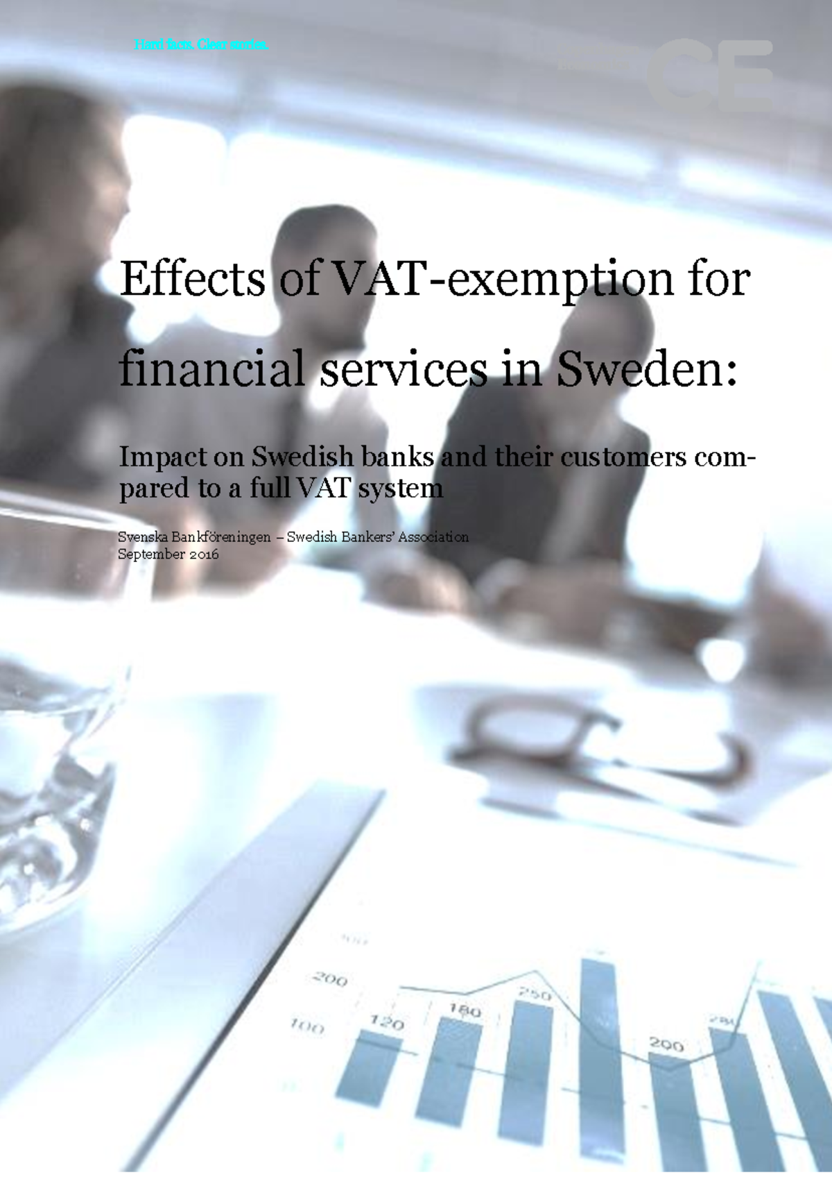 Effects of vat exemption for financial services in sweden - Effects of ...