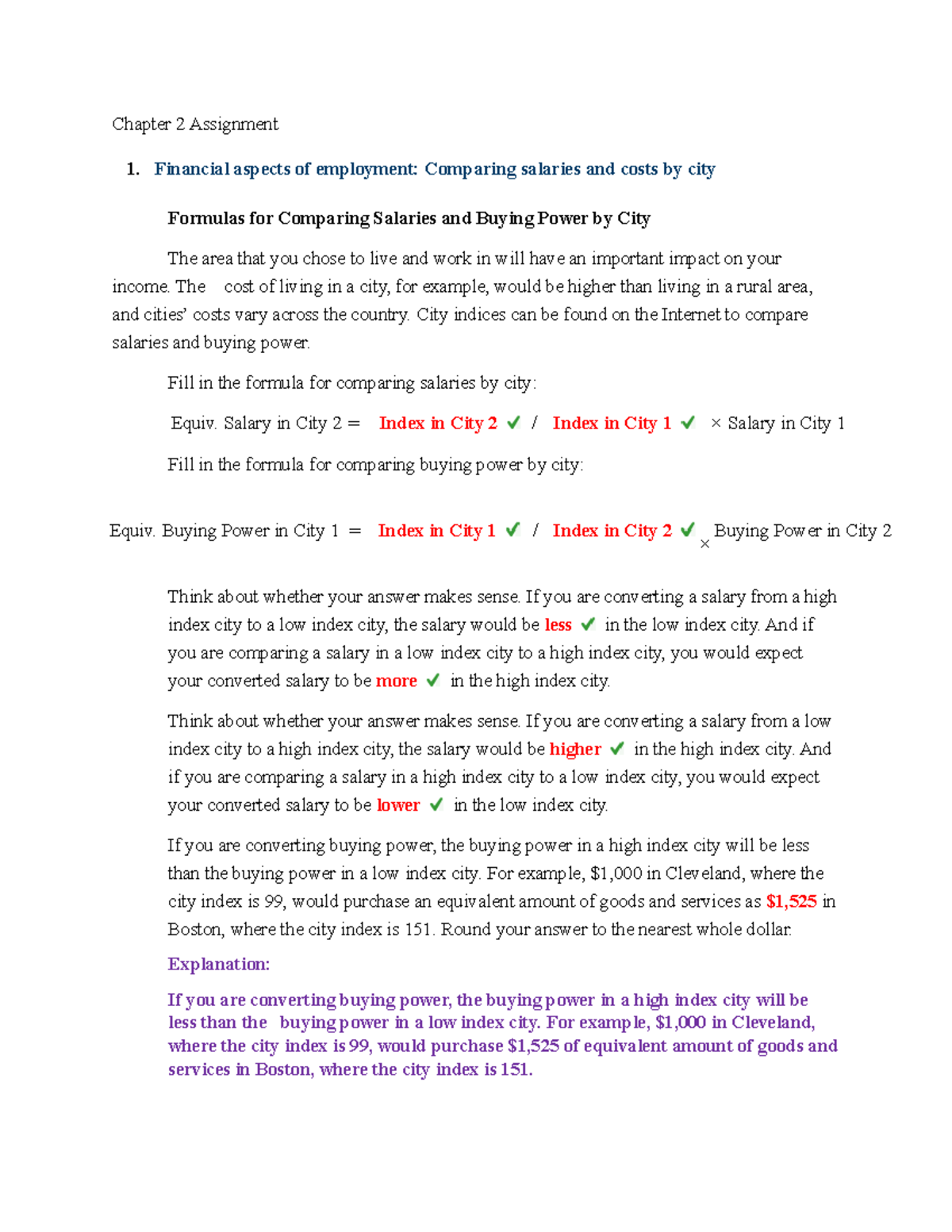 Chapter 2 Assignment: Analyzing Salaries and Resumes - Studocu