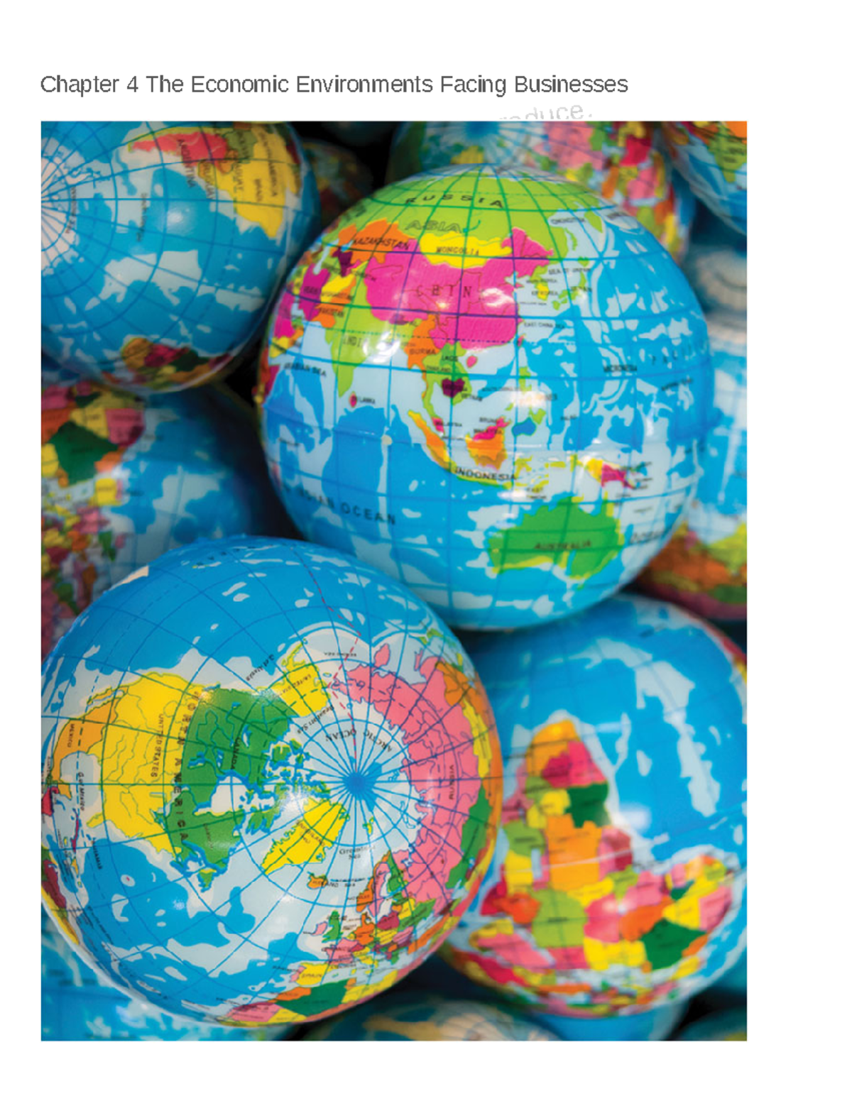 D270 Chapter 4: Economic Environments and Global Business Dynamics ...