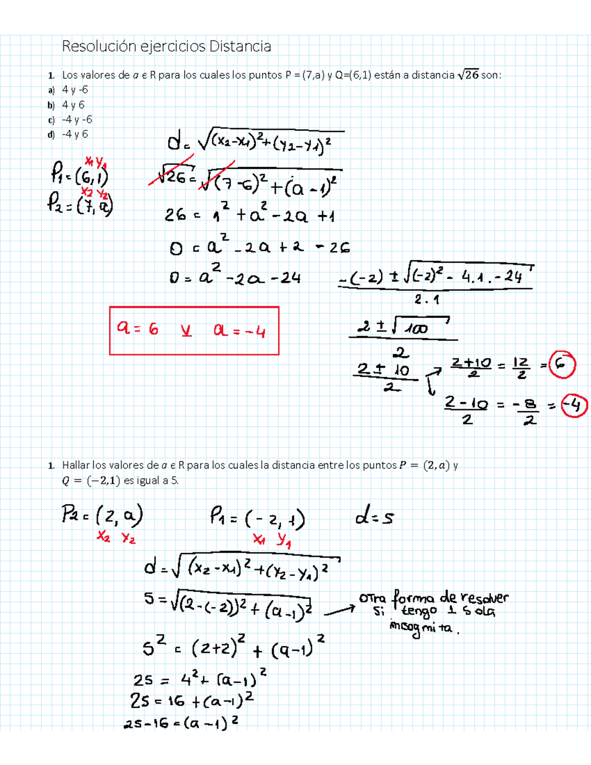 Resolución de Ejercicios de Distancia 1 - 1631128962320 - Studocu