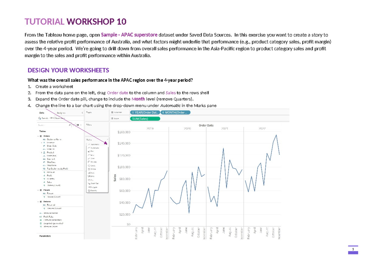 APAC Performance Analysis: Tutorial Workshop 10 - Studocu