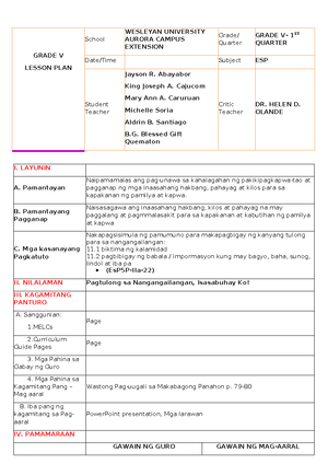 Written TEXT AS A Connected Discourse 1 lesson plan - Republic of the ...