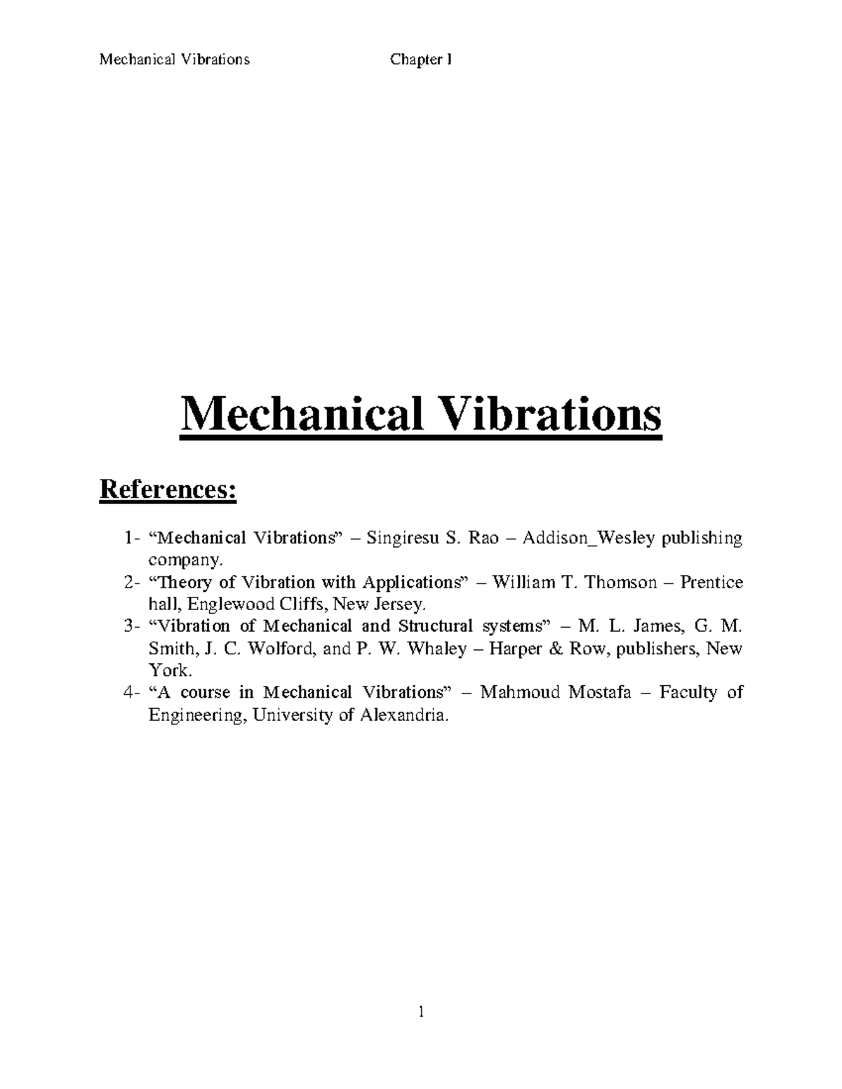 Mechanical Vibrations Sample Problems - Key Concepts and Applications ...