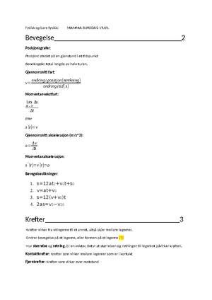 Løsningsforslag fysikk 1 kap 3 Mekanisk energi prøve - Løsningsforslag ...