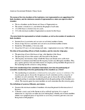 CH2- Summary - CH 2 – Summary In chapter 2, “Federalism and the Texas ...