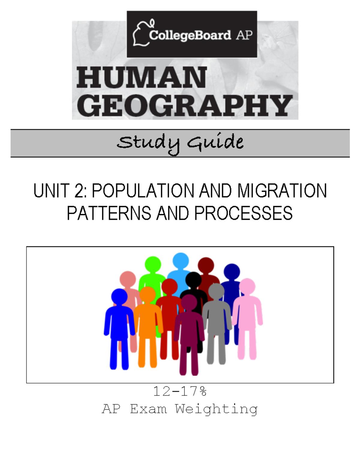 Population & Migration Study Guide for AP Geography Unit 2 - Studocu