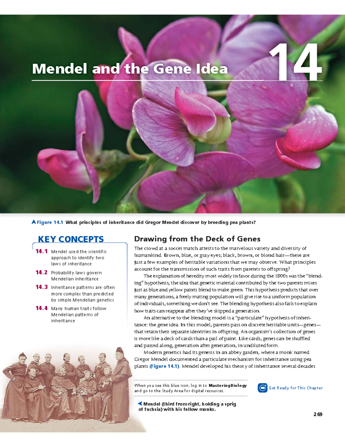 Campbell Biology Chapter 14 Mendel and the Gene Idea - 269 Figure 14 ...