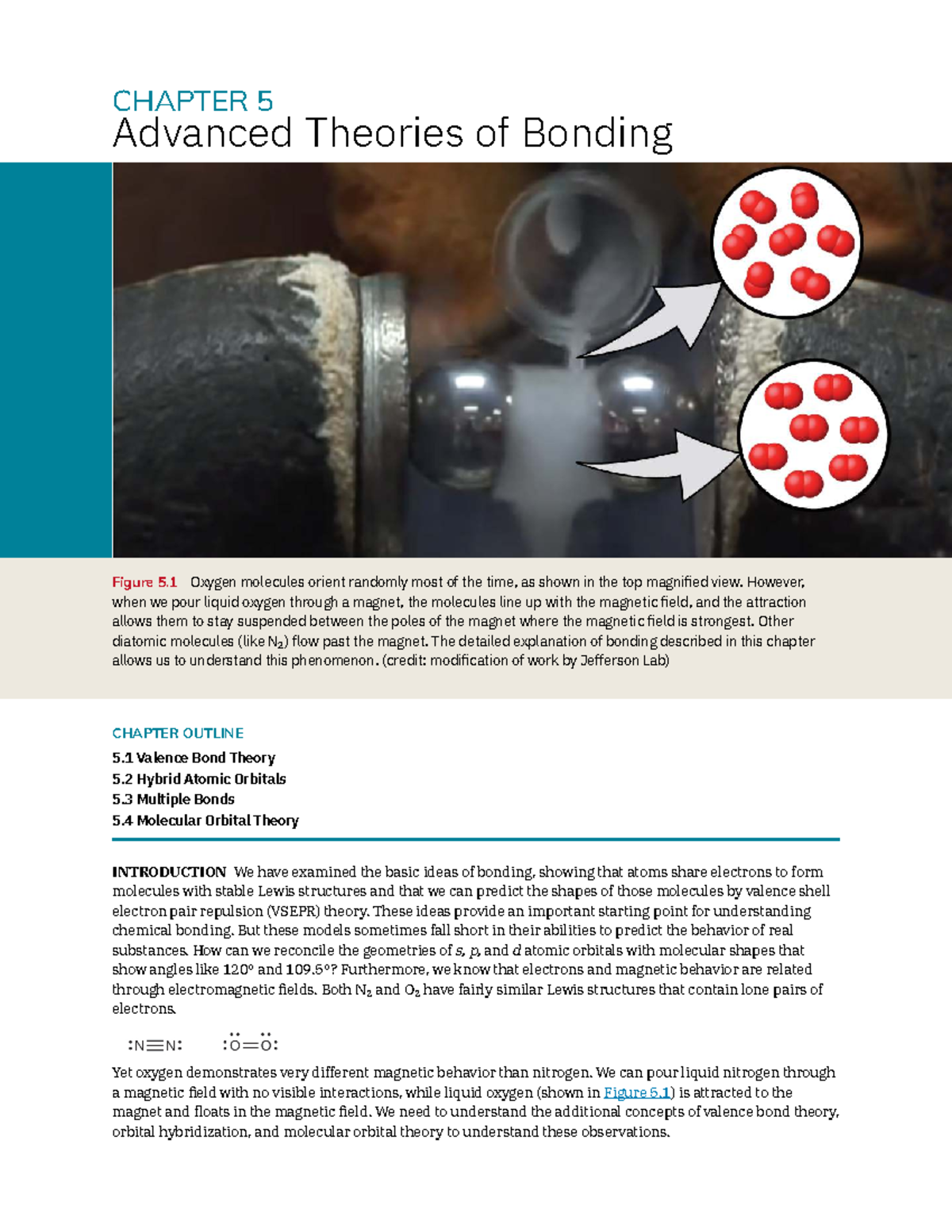 CHAPTER 5 Advanced Theories of Bonding: Understanding Covalent Bonds ...