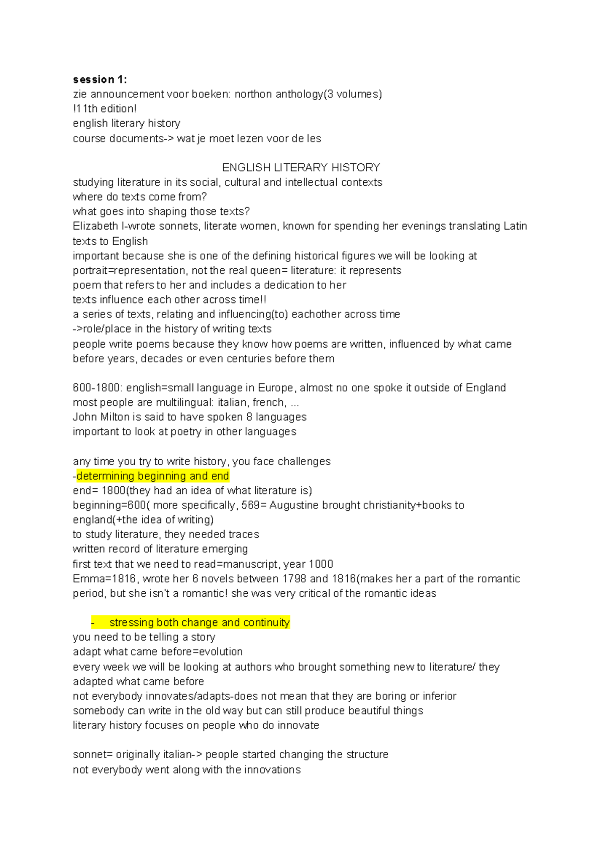 Beowulf and Early English Literature: Historical Perspectives (ENG 101 ...