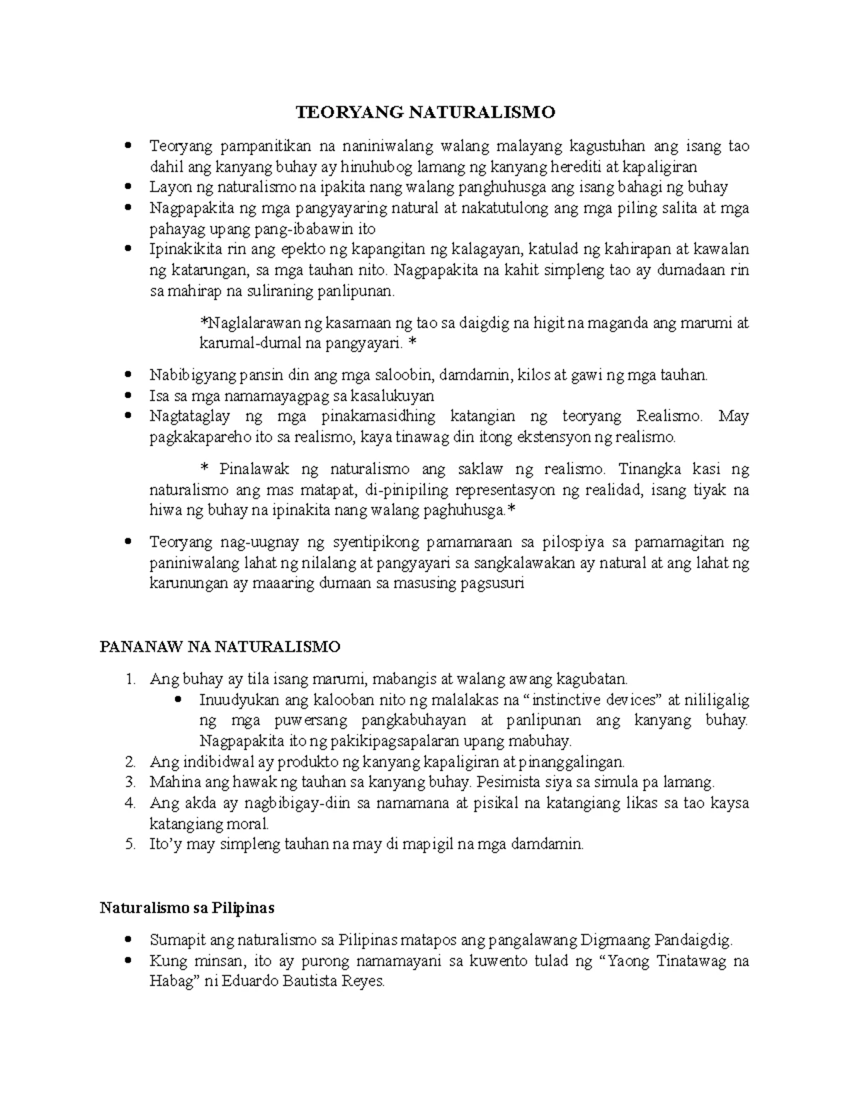 Pagsusuri sa "Tata Selo" ni Rogelio Sicat - BSIE 1-2 - Studocu