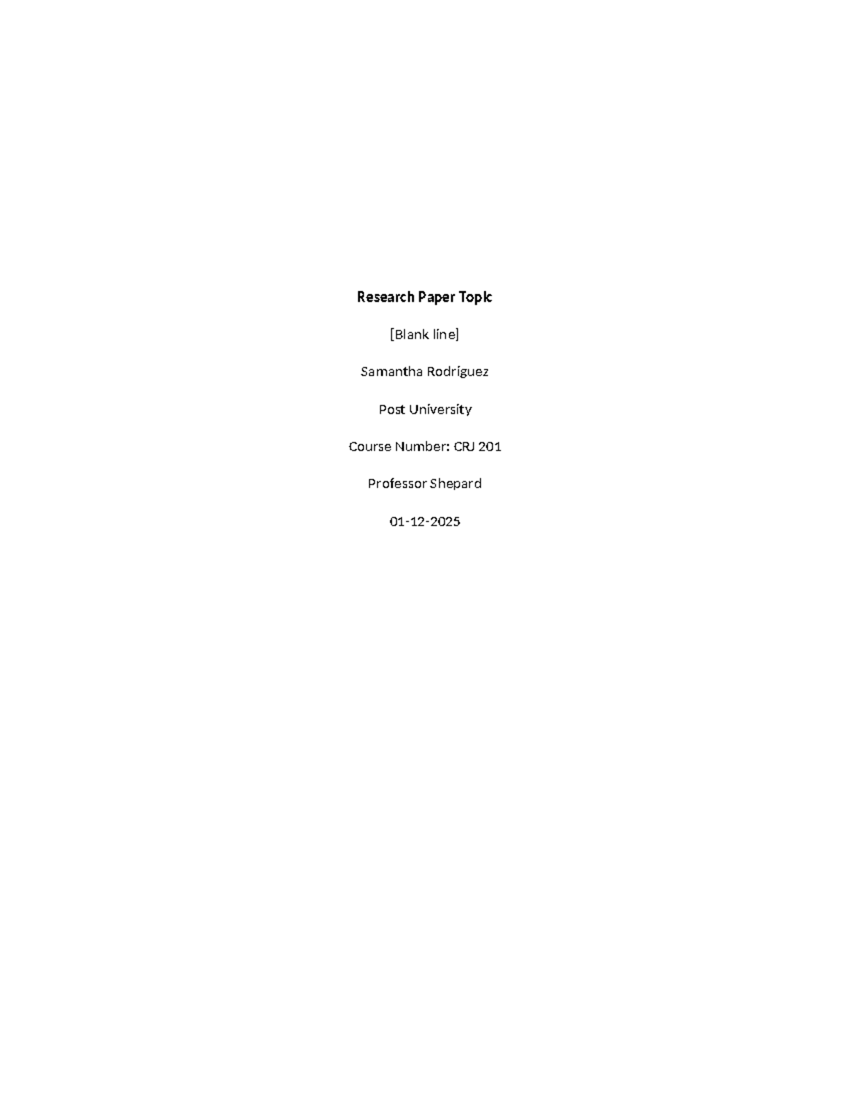 CRJ201 Unit 1 Juvenile Justice Corrections Research Paper - Studocu