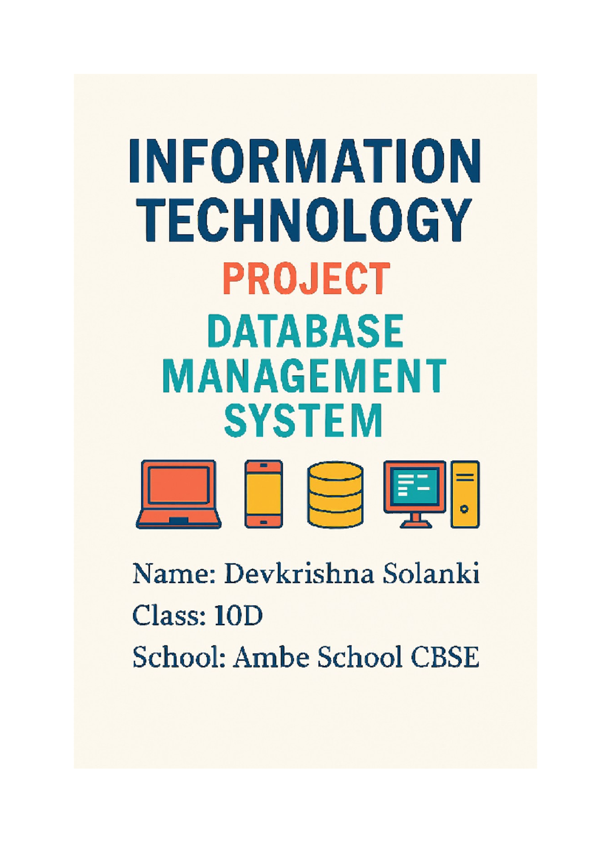Understanding Databases: Concepts and Applications - CS101 Project - Studocu