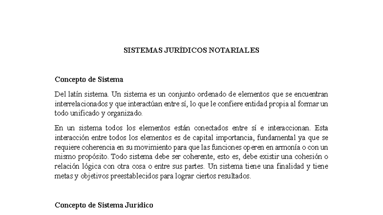 Sistemas Jurídicos Notariales: Conceptos y Clasificaciones - Studocu