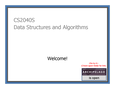 CS2040S - NUS - Data Structures & Algorithms - Studocu