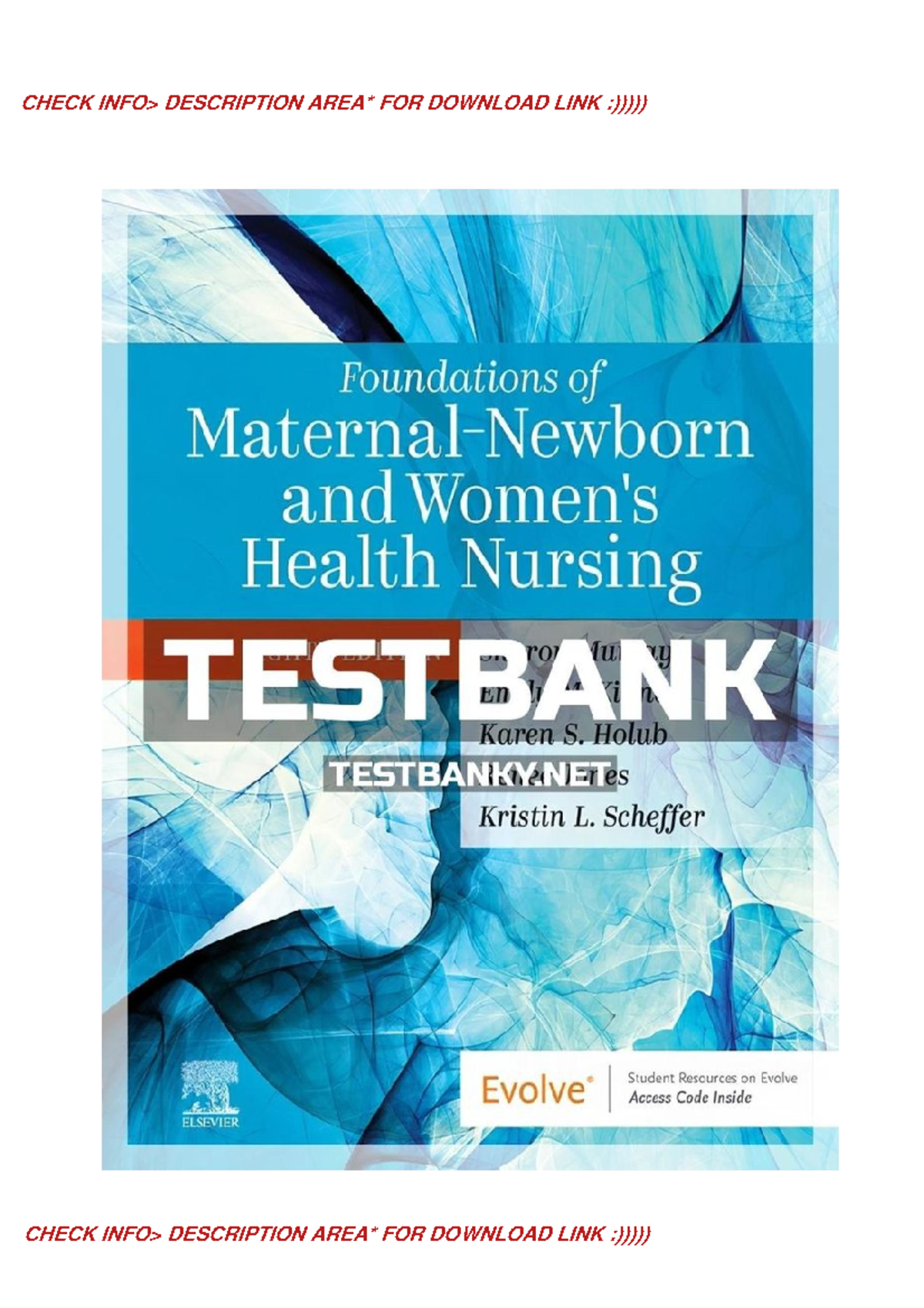 Comprehensive Test Bank for Foundations of Maternal Newborn and Women's ...
