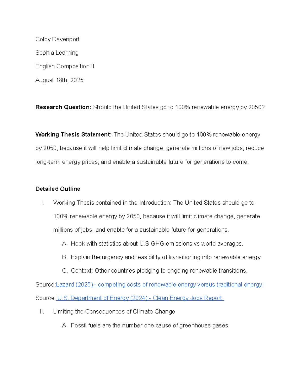 Touchstone 2 - Research on Renewable Energy Transition by 2050 - Studocu