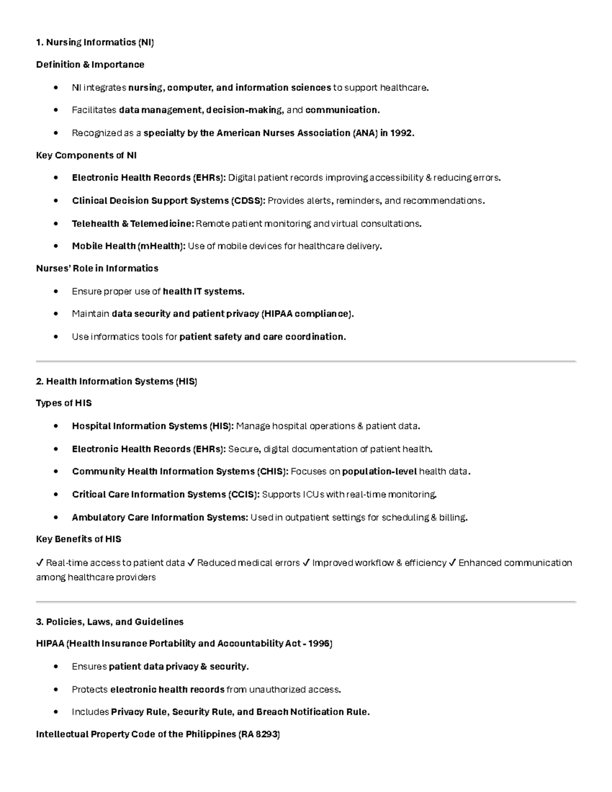 Nursing Informatics (NI) Overview: Key Components, Benefits, and ...