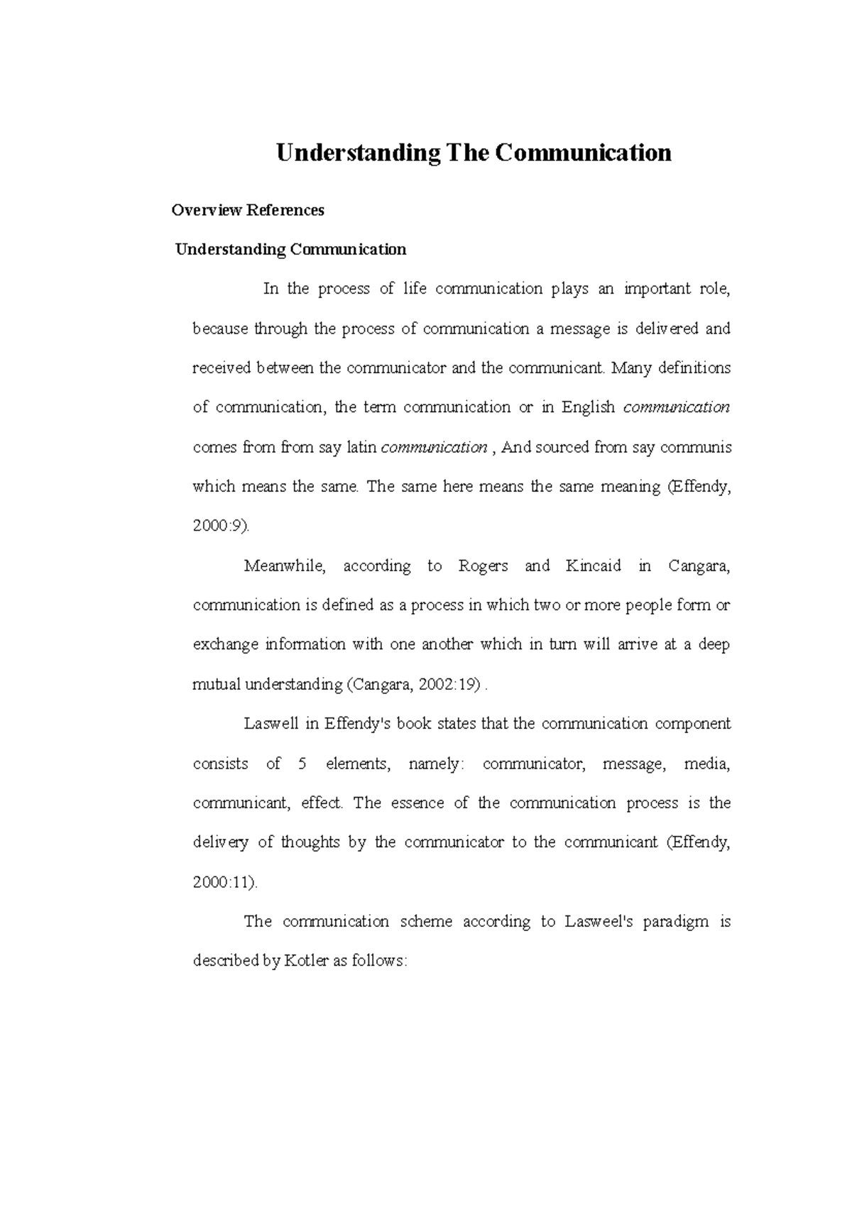 Understanding the Communication Process: Overview and Elements - Studocu